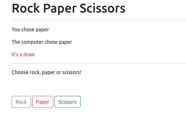 GitHub - JFMajer/rock-paper-scissors-webapp