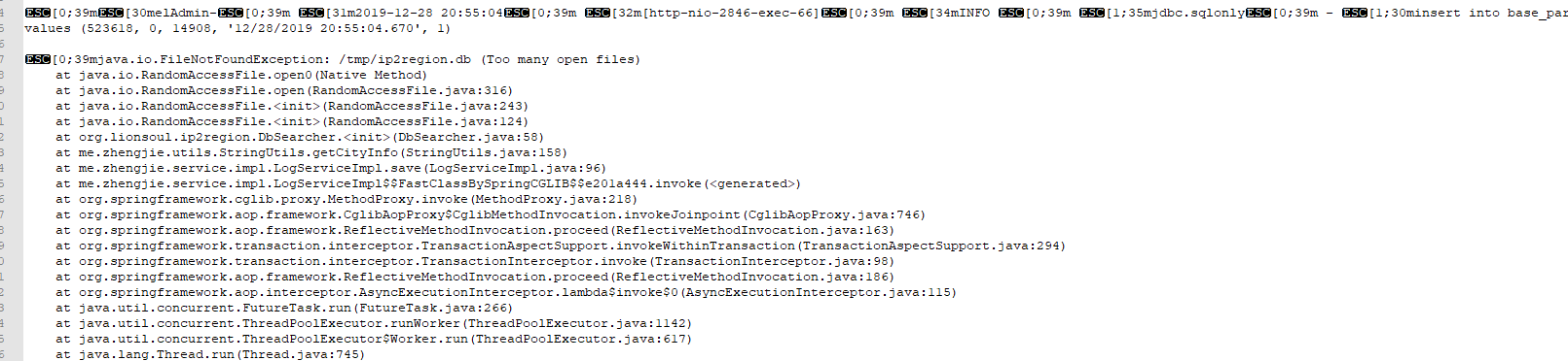 程序运行一段时间后无法访问 · Issue #238 · elunez/eladmin · GitHub
