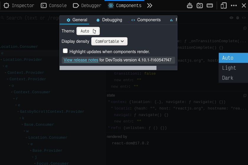 Bug: React Dev tools keys not showing last letter in FF · Issue #20951 · facebook/react · GitHub