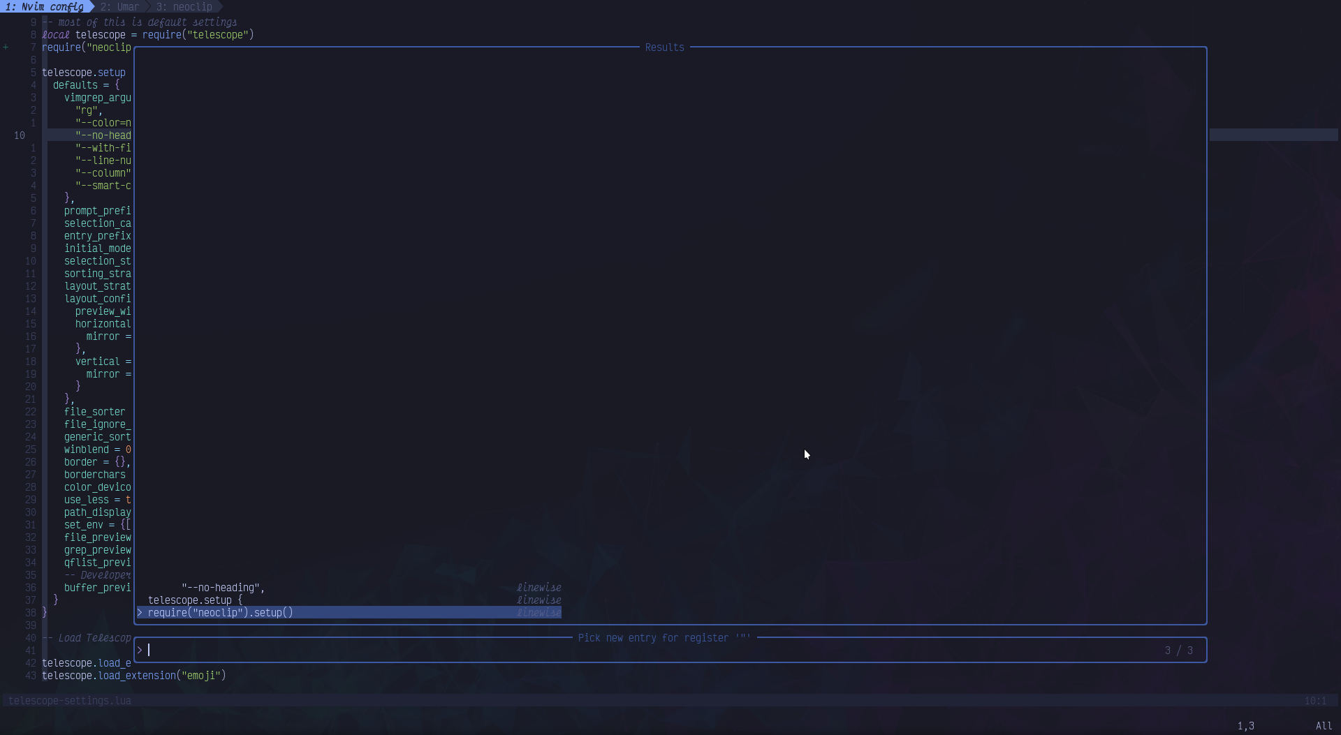 No results show up · Issue #5 · AckslD/nvim-neoclip.lua · GitHub