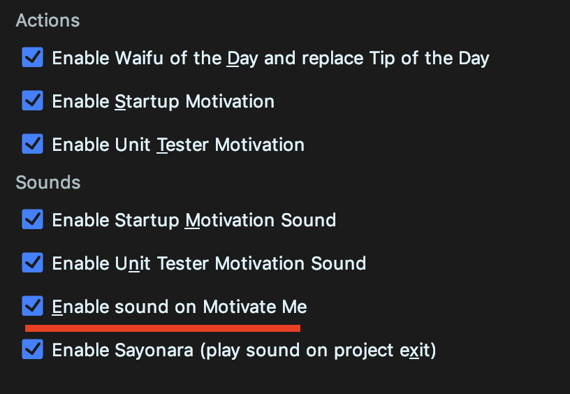 Ability To Disable Motivate Me Notification · Issue 97 · Waifu