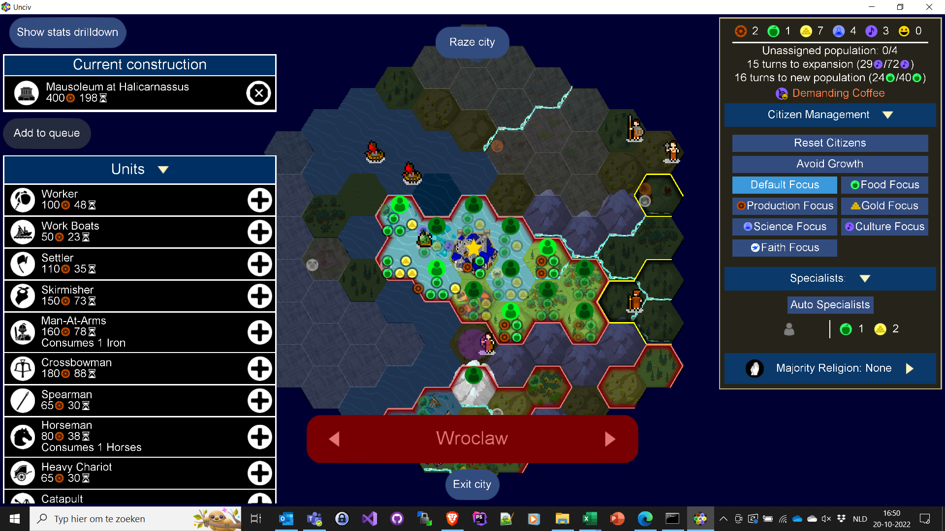 City tile yield calculation · Issue #7115 · yairm210/Unciv · GitHub