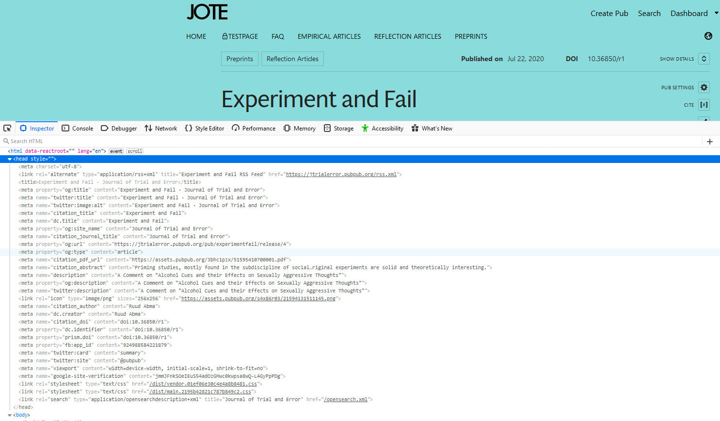 [BUG] Publication date is not added to HTML tags · Issue #948 · pubpub/pubpub · GitHub