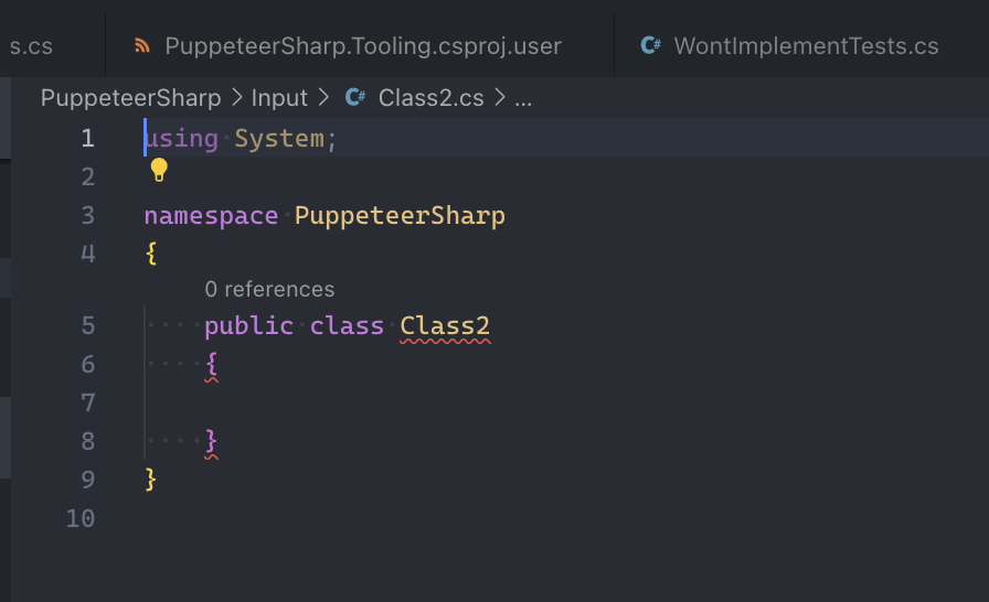 New file should infer the namespace from the location · Issue #425 · microsoft/vscode ...