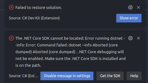 The Extension doesn't find the SDK but it's able to build · Issue #485 · microsoft/vscode ...