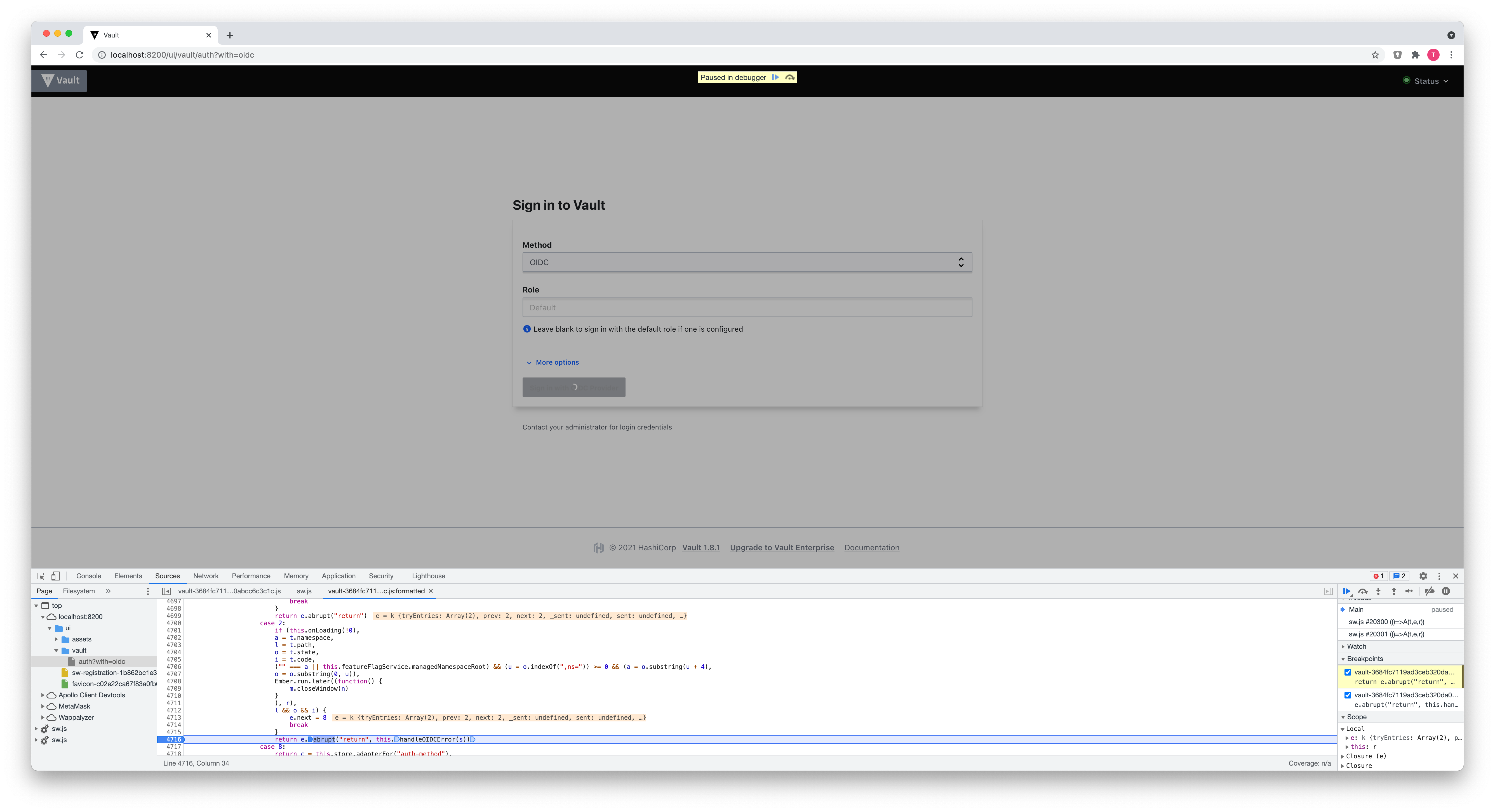 Oidc Ui Based Login Not Possible With Metamask Installed · Issue 12436 · Hashicorpvault · Github