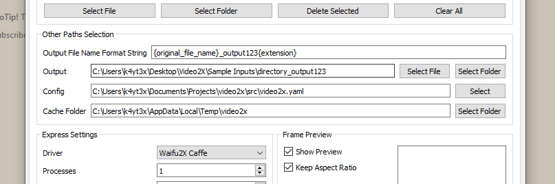 Output Filename Formatting · Issue #310 · k4yt3x/video2x · GitHub