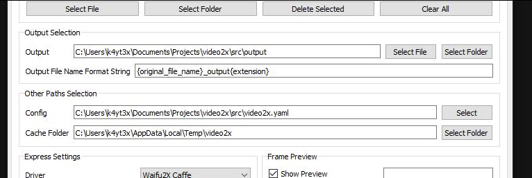 Output Filename Formatting · Issue #310 · k4yt3x/video2x · GitHub