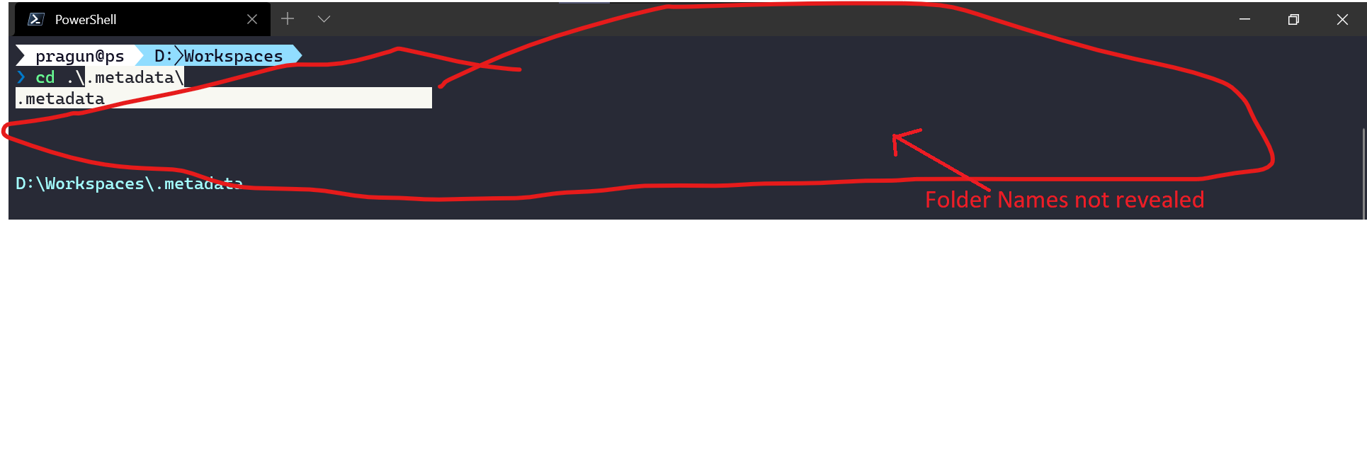 Command Completion[Ctr+Space] Not Revealing Folder Names Correctly When Prediction is turned on ...