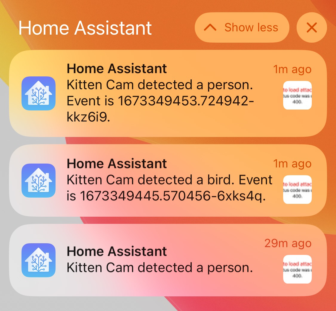 No More Thumbnails In Notifications · Issue 405 · Blakeblackshear Frigate Hass Integration · Github