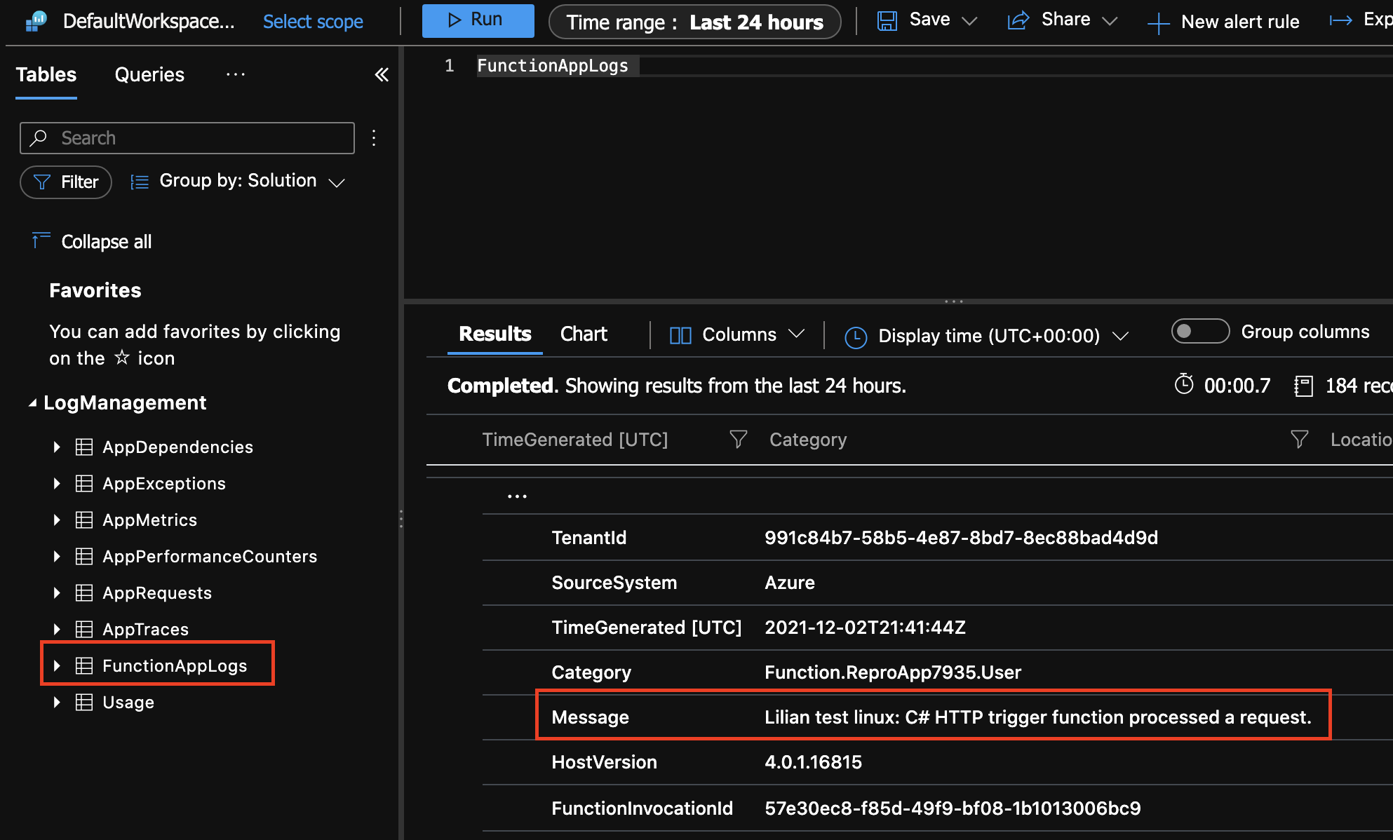 How to get application logs from a Function App in linux · Issue #7935 ...