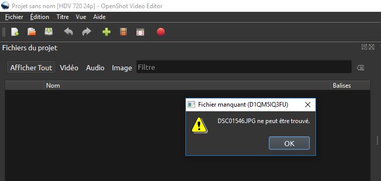 Cannot find files while openning an existing saved .osp · Issue #1510 · OpenShot/openshot-qt ...