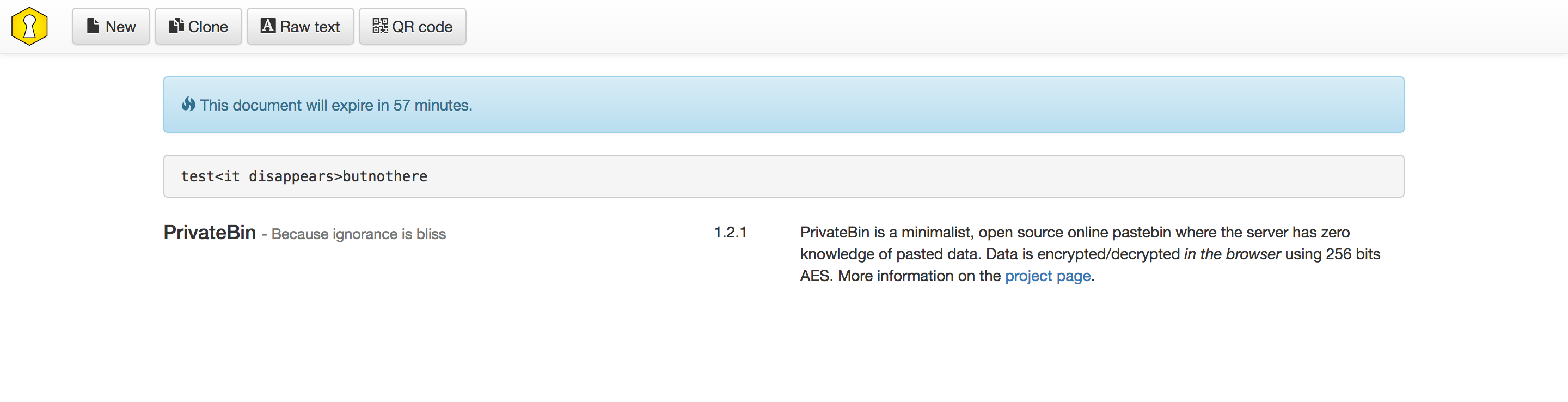 Message not completely shown in raw text view · Issue #367 · PrivateBin/PrivateBin · GitHub
