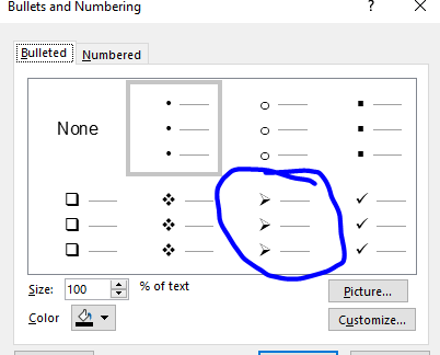 Bullet Font changes to support default wingdings arrow · Issue #800 · gitbrent/PptxGenJS · GitHub