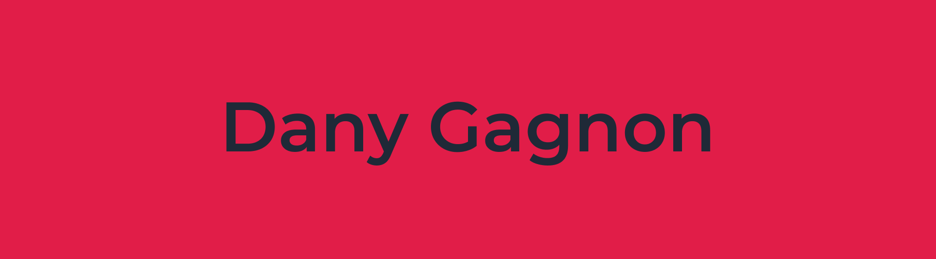 dgagn (Dany Gagnon) · GitHub