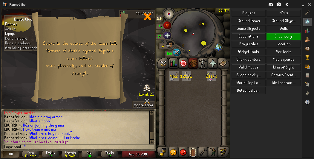 Clue Scroll Hint Optimization · Issue #4307 · runelite/runelite · GitHub