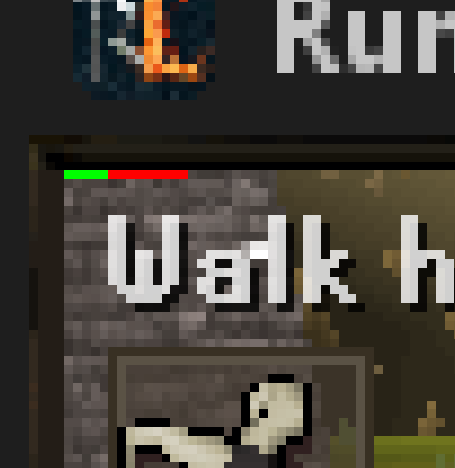 Mini HP bar appears in top-left corner of screen for offscreen NPCs ...