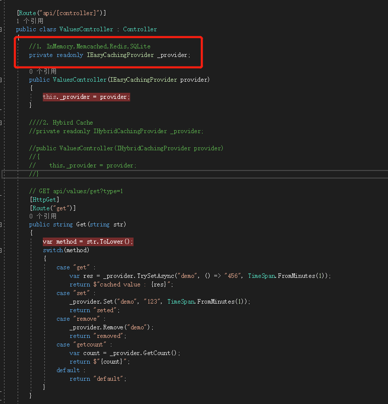 关于 IEasyCachingProvider 默认实现问题 （IEasyCachingProvider default implementation） · Issue #371 ...