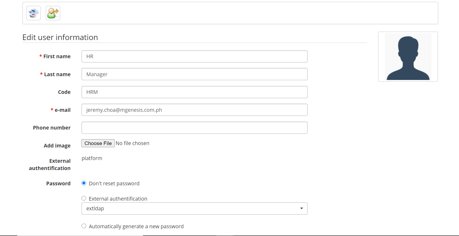 Can't assign users to an HR manager · Issue #3304 · chamilo/chamilo-lms · GitHub