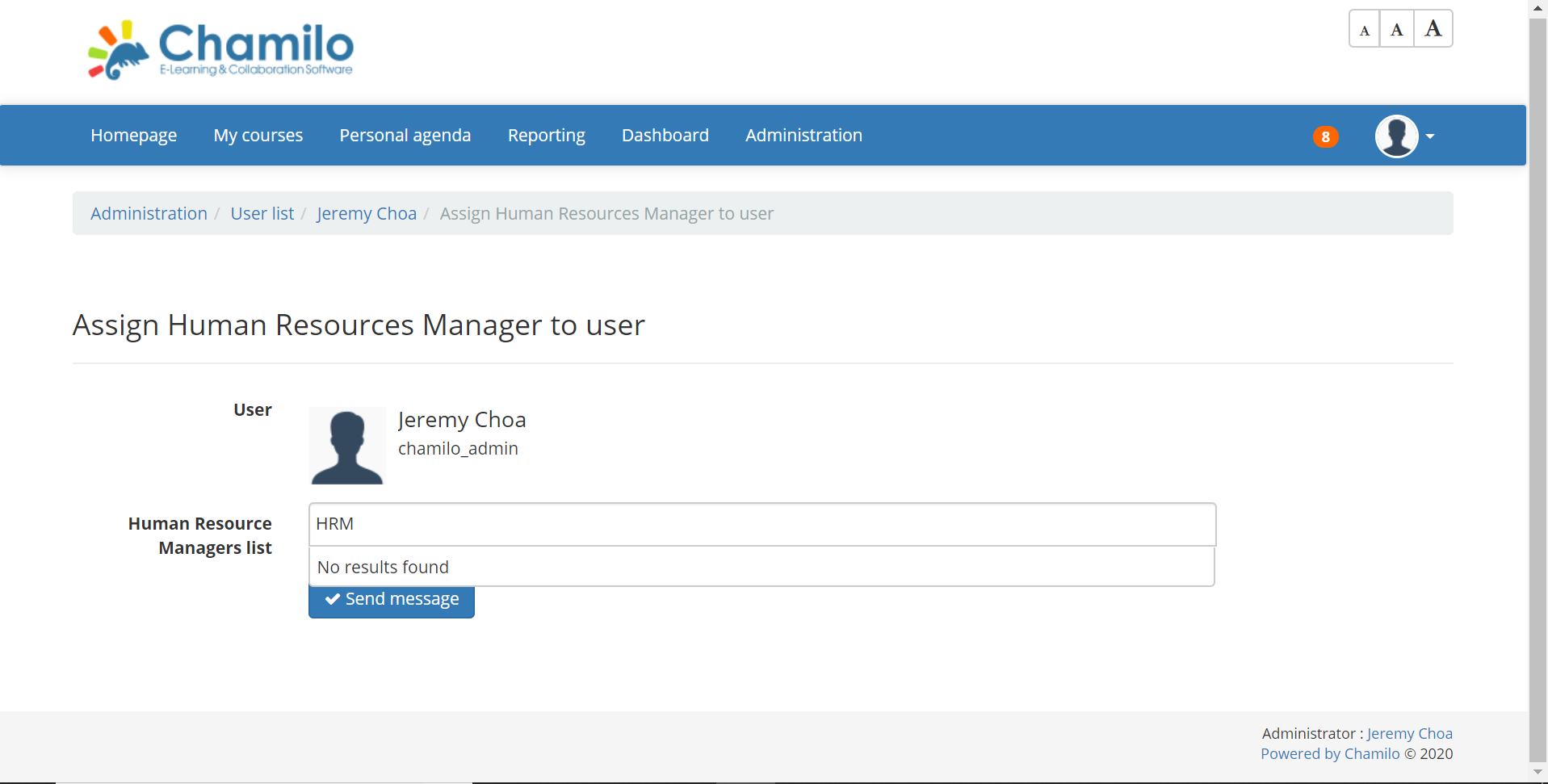Can't assign users to an HR manager · Issue #3304 · chamilo/chamilo-lms · GitHub