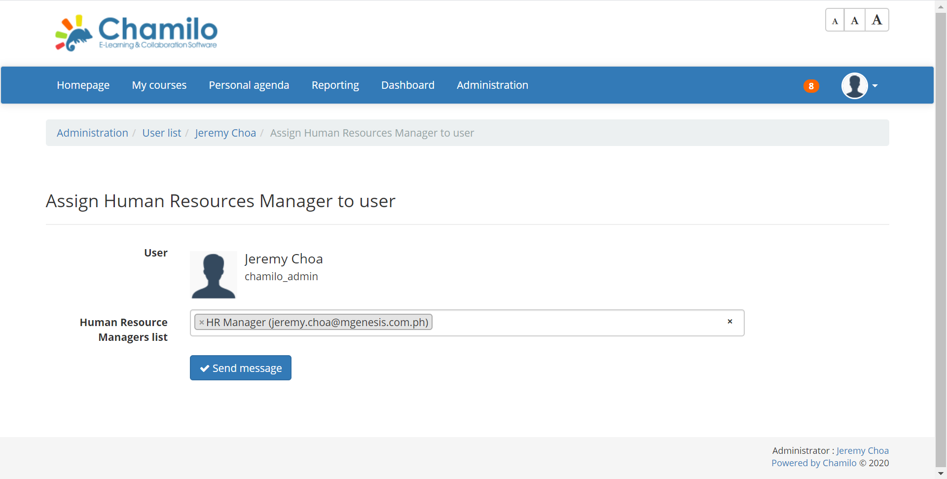 Can't assign users to an HR manager · Issue #3304 · chamilo/chamilo-lms · GitHub