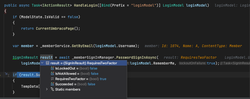 Member login skipping Two Factor Authentication checks · Issue #14113 · umbraco/Umbraco-CMS · GitHub