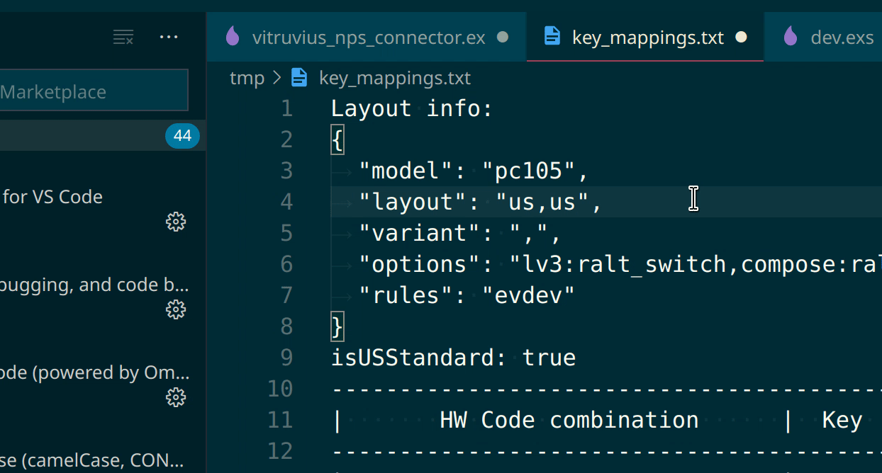 Ctrl+Shift+E enters the letter e instead of opening the sidebar ...