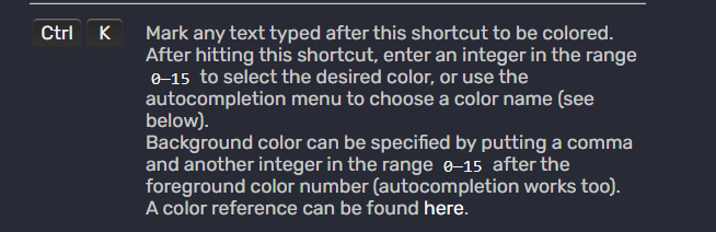 Color formatting · Issue #4 · dracula/thelounge · GitHub
