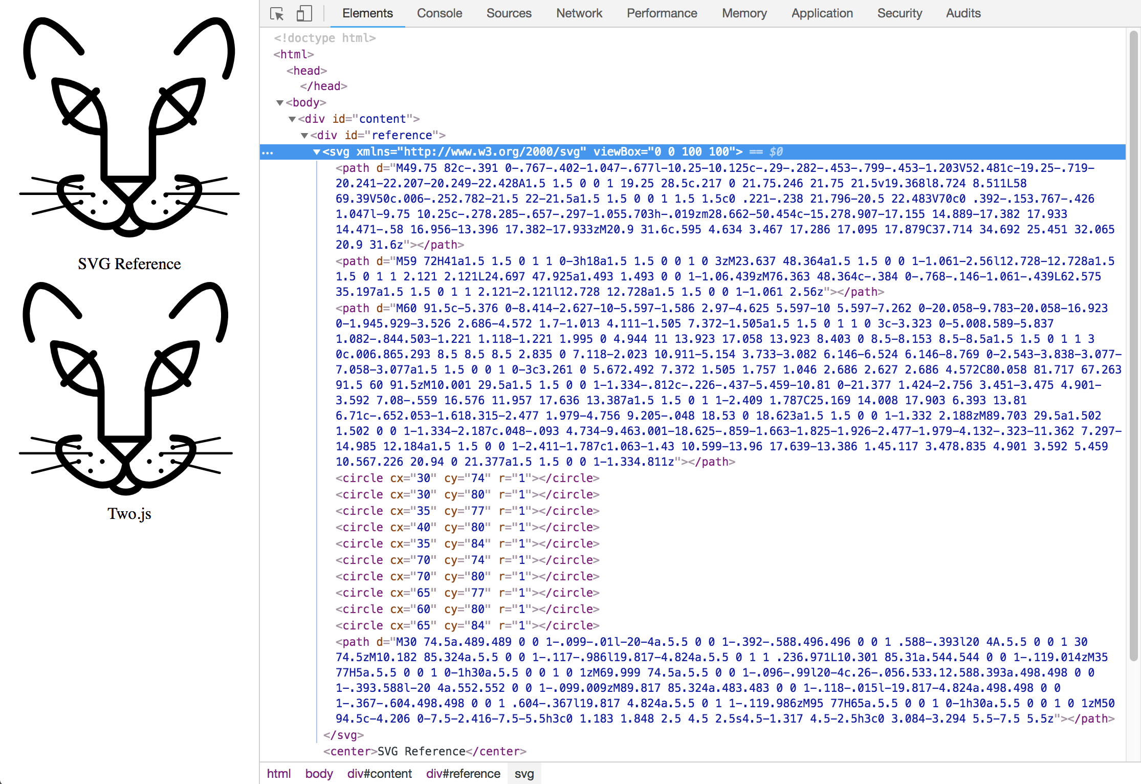 SVG Interpreter Issue · Issue #325 · jonobr1/two.js · GitHub