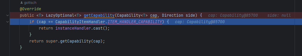 [1.19.2] StackOverflow - AbstractTreasureChestBlockEntity :: getCapability recursion problem ...