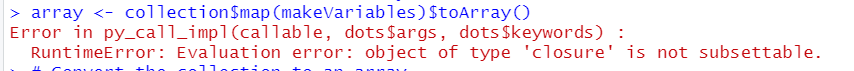 Error in array$arrayLength : object of type 'closure' is not subsettable · Issue #277 · r ...