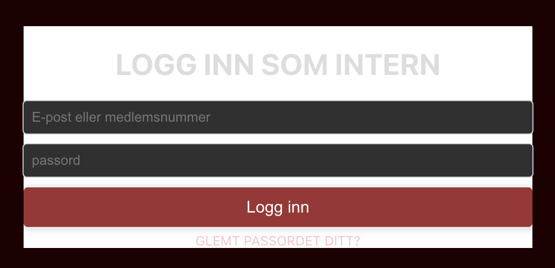 LoginPage should support dark theme · Issue #239 · Samfundet/Samfundet4 · GitHub