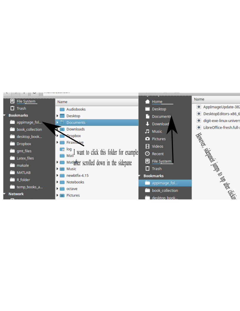 Nemo sidebar in places view not working correclty when clicking · Issue #1968 · linuxmint/nemo ...