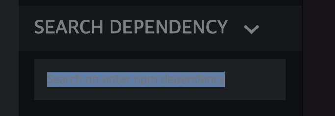 [BUG] SERACH DEPENDENCY 클릭 시 블록 · Issue #268 · connect-foundation/2019-04 · GitHub