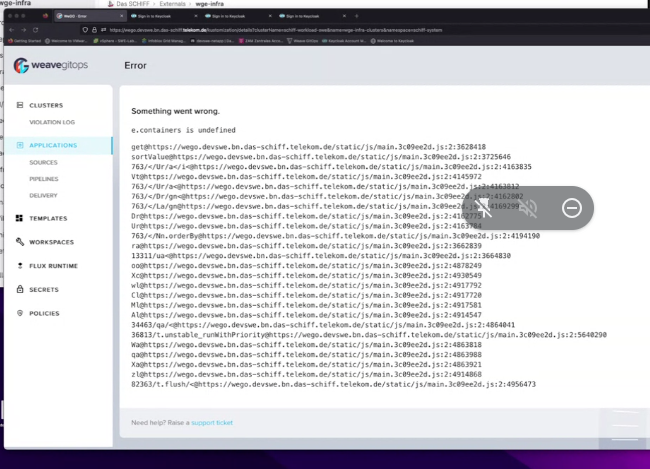 Errors in the UI if a resource poll fails. · Issue #2440 · weaveworks/weave-gitops-enterprise ...
