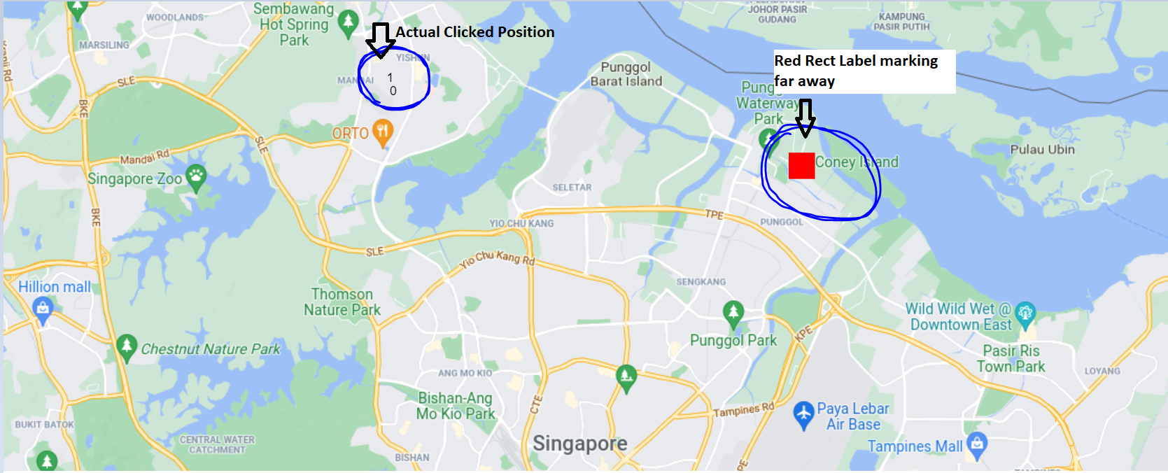 Rectangle Label Marking Far Away From The Actual Clicked Position On The Image In React Konva