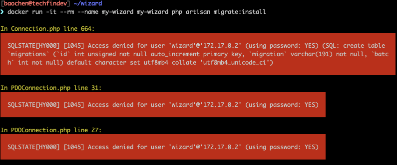 通过 Docker 安装时数据库初始化错误 · Issue #36 · mylxsw/wizard · GitHub