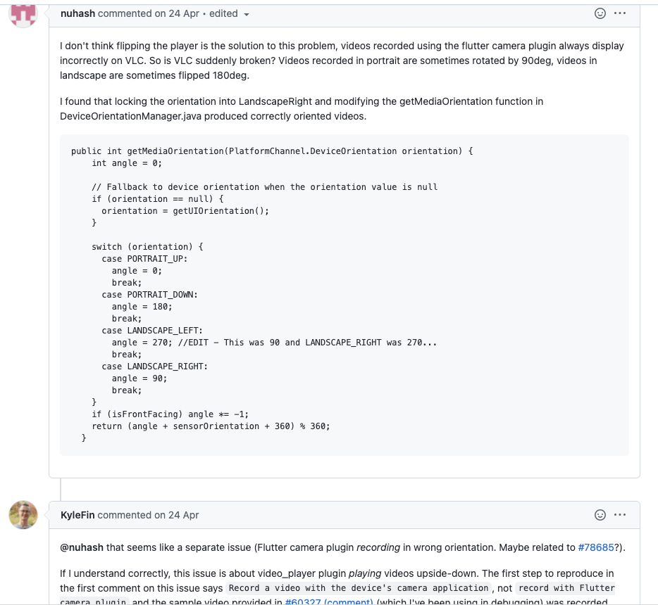[camera] The recorded video(lock landscapeLeft) is reversed when I save ...