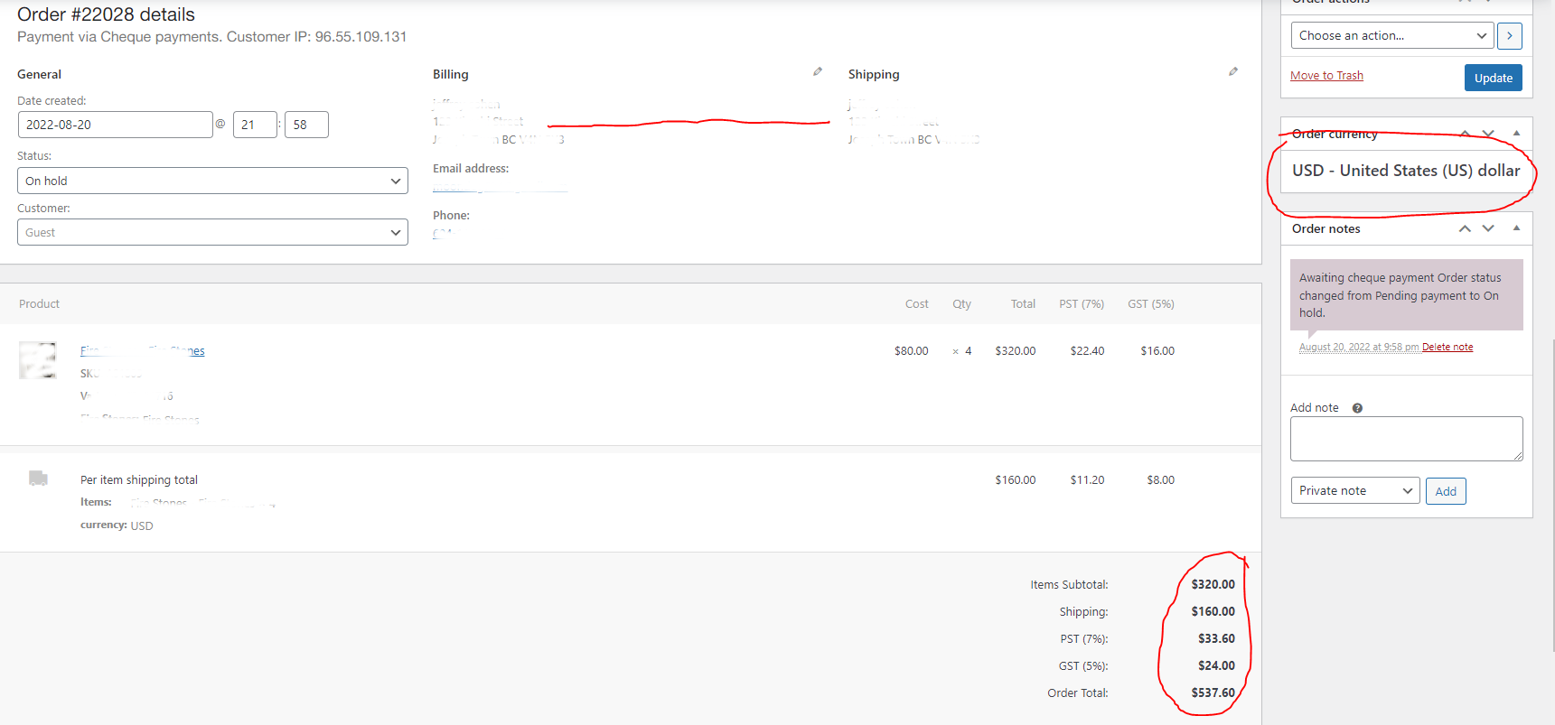 Incorrect order currency · Issue #34407 · woocommerce/woocommerce · GitHub