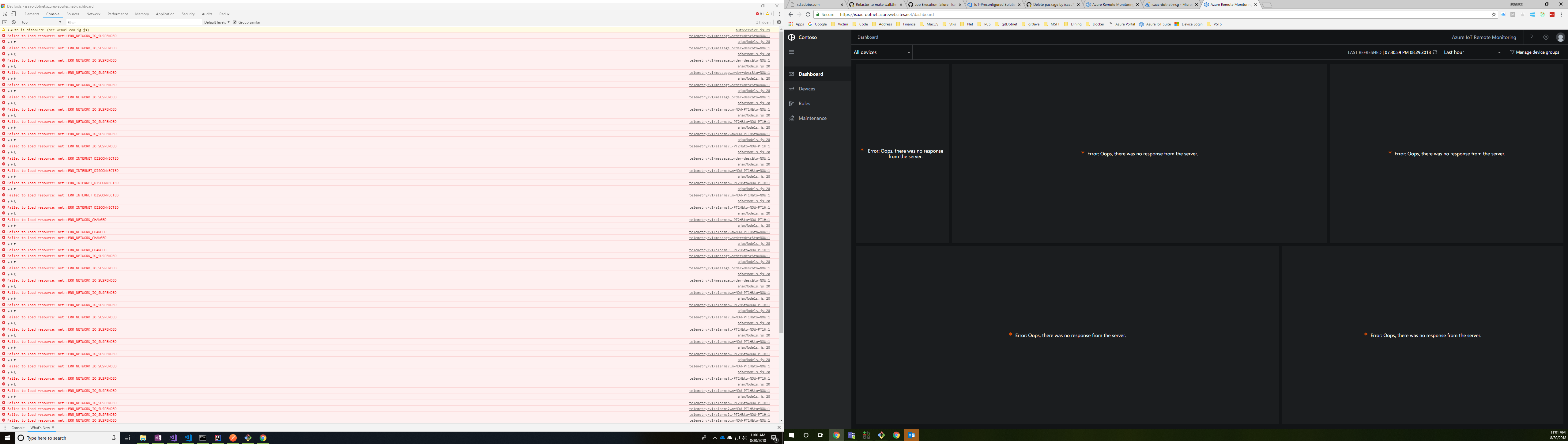 UI errors out if tab is left open · Issue #1079 · Azure/pcs-remote-monitoring-webui · GitHub