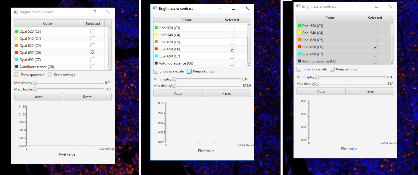 Unexpected scaling in intensity plots of multiplex IF images · Issue ...