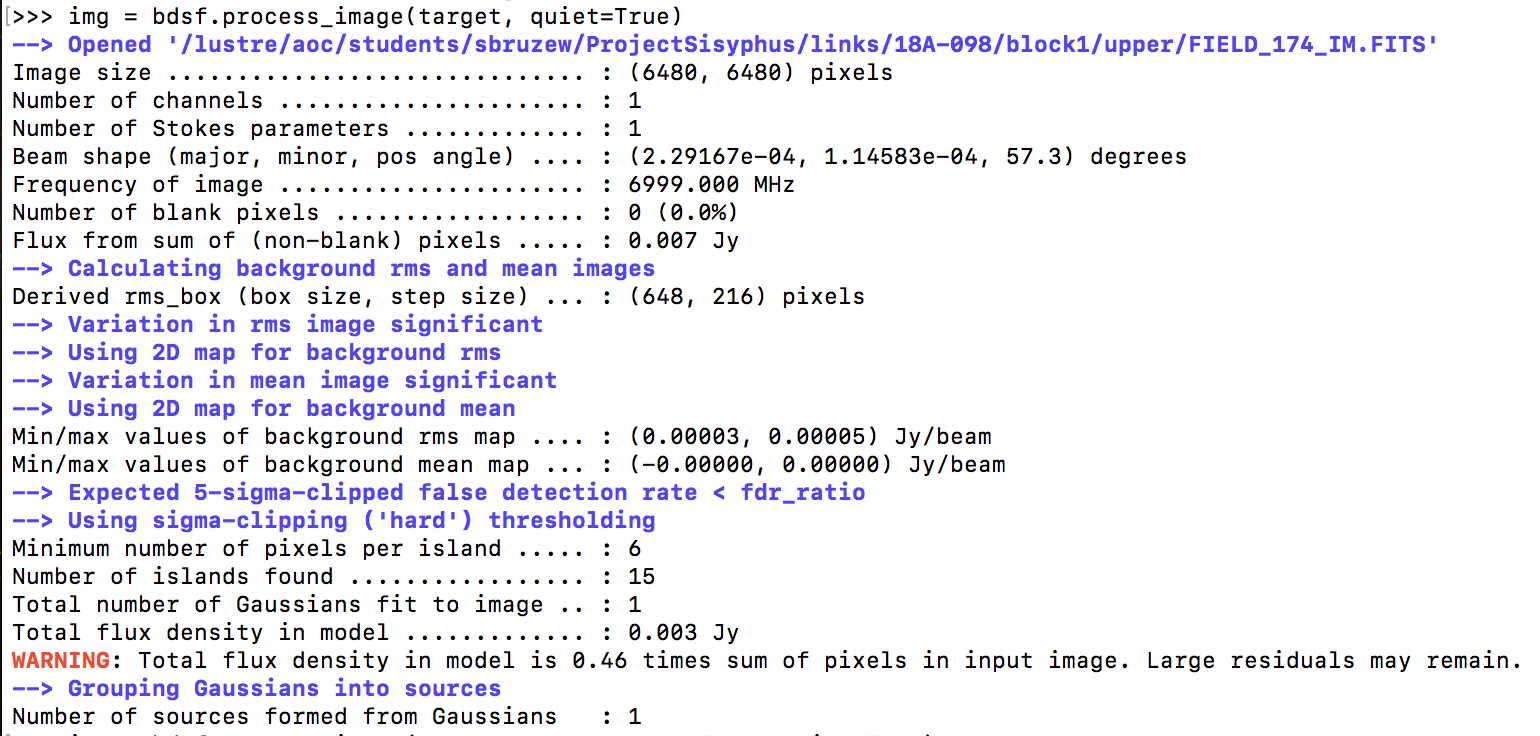 quiet output not working · Issue #99 · lofar-astron/PyBDSF · GitHub