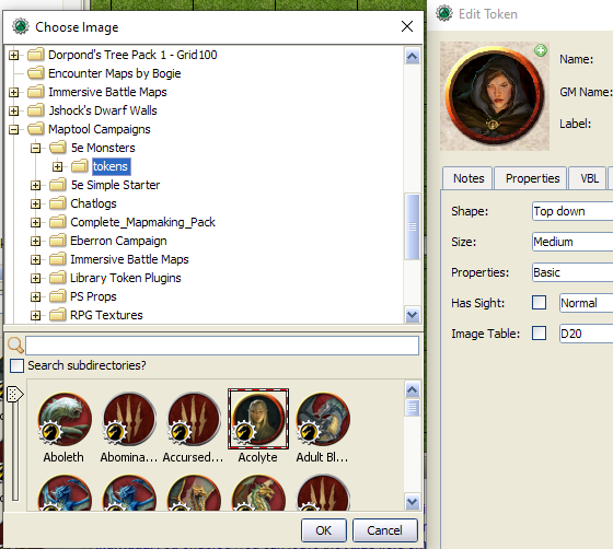 Selecting .rptok files as images results in a 'Red X'/missing image ...