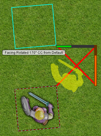 States and Bars do not follow off-center top-down tokens as their ...