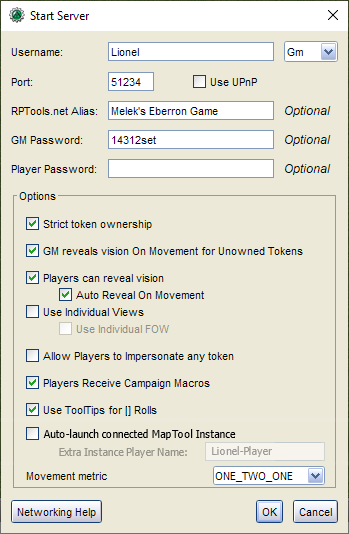 Menu option to launch and connect a player client · Issue #1796 · RPTools/maptool · GitHub