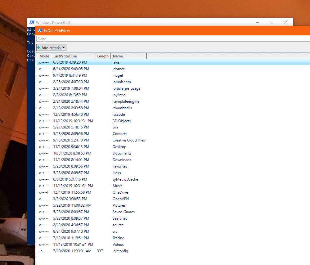 Out-Gridview launches behind Windows Terminal · Issue #8127 · microsoft ...