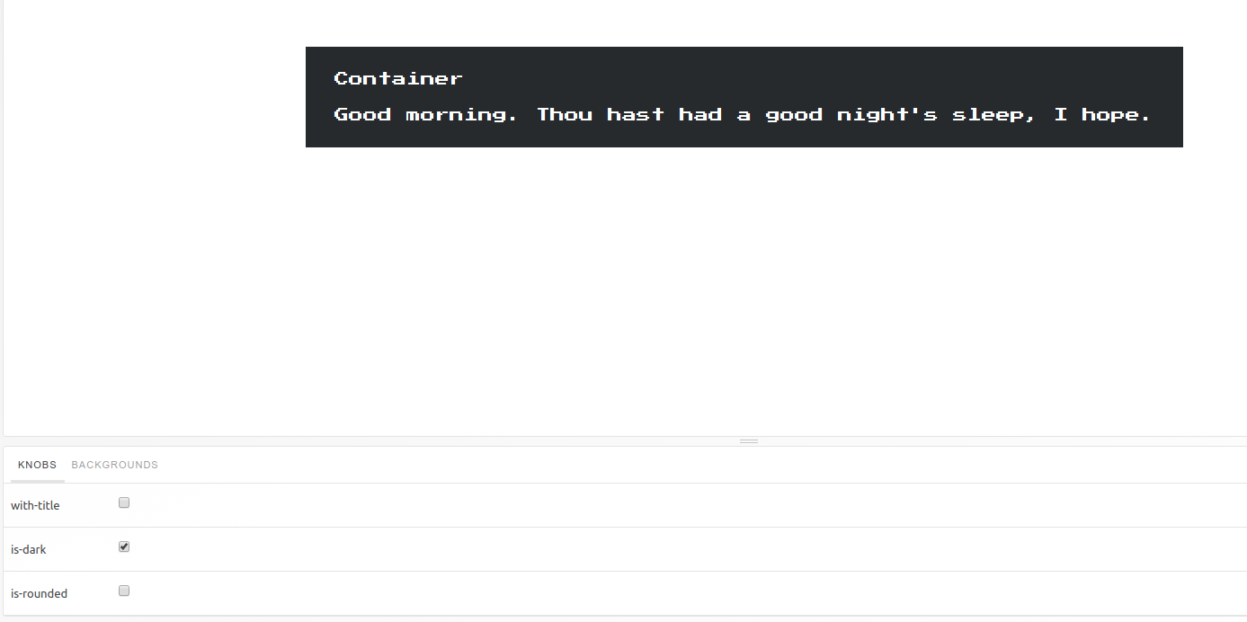 Bug White Border Of The Container Is Dark Is Missing · Issue 238 · Nostalgic Css Nes Css · Github