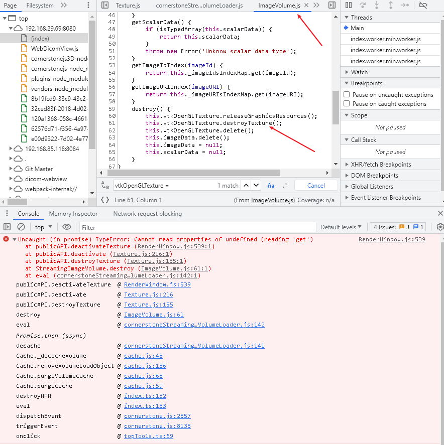 [Bug] use renderingEngine.destroy() An error occurred · Issue #710 · cornerstonejs/cornerstone3D ...