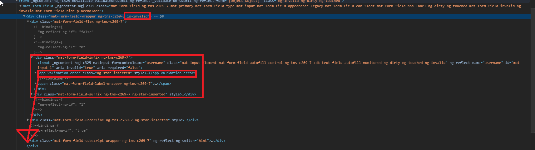 Message error in custom position targetSelector · Issue #38 · ng-turkey/ngx-validate · GitHub
