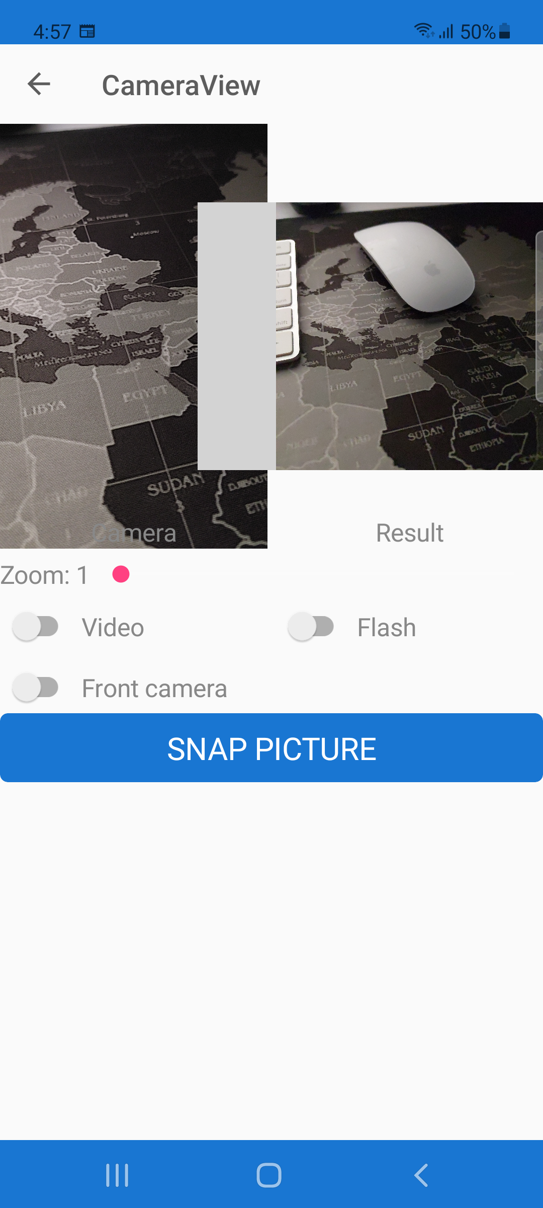 [Bug] [CameraView] [Android] XCT Sample CameraView Page not showing the snapped picture ...